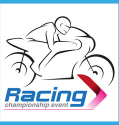 Motor racing Royalty Free Vector Image - VectorStock