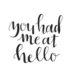 Hello its me hand drawn typography poster vector by Leon_xm - Image ...