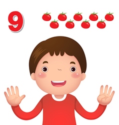 Nine bananas Royalty Free Vector Image - VectorStock