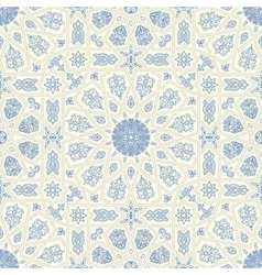 Seamless islamic pattern 3d traditional arabic Vector Image