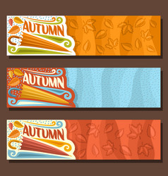 Autumn transparent leaves fall season background Vector Image