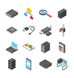 Ring network topology lan design networking Vector Image