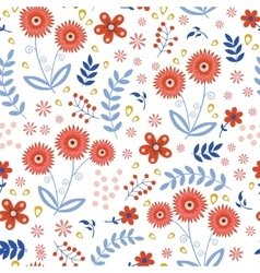 Seamless floral pattern Royalty Free Vector Image