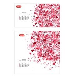 Floral number two for your design Royalty Free Vector Image