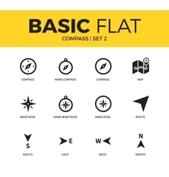 Hand compass icon Royalty Free Vector Image - VectorStock