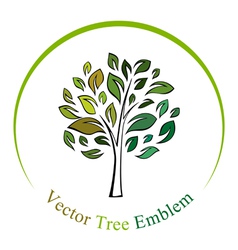 Park icon with trimmed decorative trees Royalty Free Vector