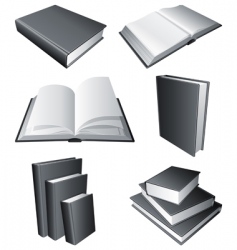 Books set Royalty Free Vector Image - VectorStock