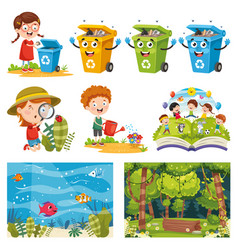 Environment elements Royalty Free Vector Image