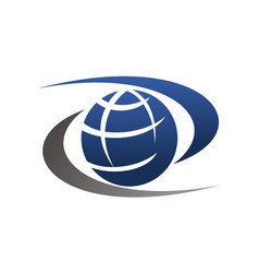 World logo template Royalty Free Vector Image - VectorStock