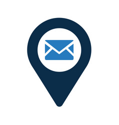 Location icon map address geographical position Vector Image