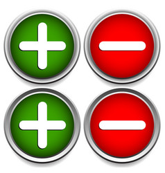 Plus minus multiply divide mathematical symbols Vector Image