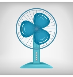 Pedestal fan cartoon isolated Royalty Free Vector Image