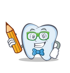 Tooth character Royalty Free Vector Image - VectorStock
