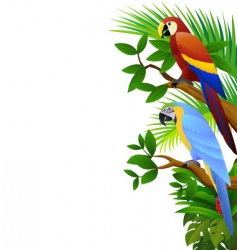 Animal in a tree Royalty Free Vector Image - VectorStock