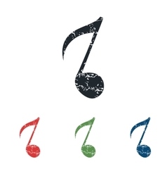 8th note picture icon Royalty Free Vector Image