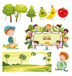 Environment elements Royalty Free Vector Image