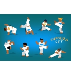 Capoeira set Royalty Free Vector Image - VectorStock
