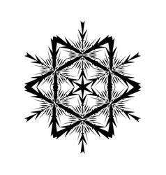 Palm - black and white isolated icon Royalty Free Vector