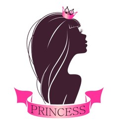Two princesses Royalty Free Vector Image - VectorStock