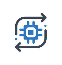 Blue driver license card icon Royalty Free Vector Image