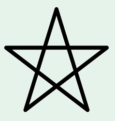 Star symbol in pop art style with halftone shadow Vector Image