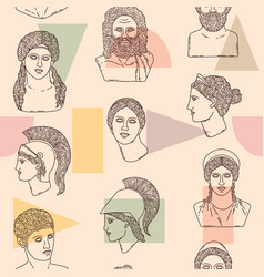 Greek goddess of war athena Royalty Free Vector Image