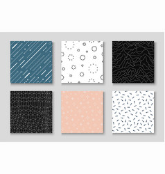 Seamless print patterns Royalty Free Vector Image