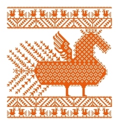 Russian old embroidery and patterns Royalty Free Vector