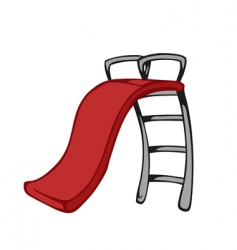 Playground slide theme elements Royalty Free Vector Image