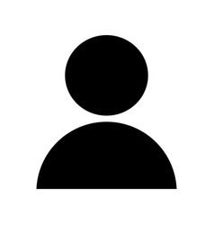 User member avatar face profile icon Royalty Free Vector