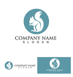 Cartoon birds and squirrel by a wooden sign Vector Image