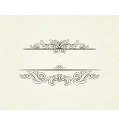 Elegant vintage frame Royalty Free Vector Image