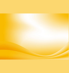 Simple clean fresh yellow wave background design Vector Image