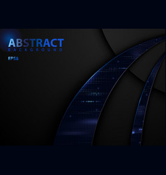 Dark abstract tech background Royalty Free Vector Image