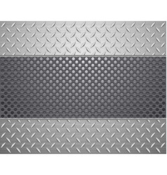 Chrome diamond plate Royalty Free Vector Image