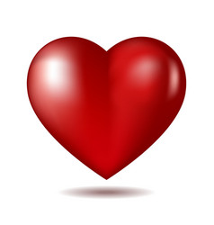 Red heart Royalty Free Vector Image - VectorStock