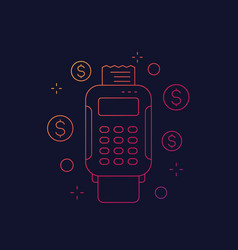 Pos ronda hansip aka traditional security post Vector Image