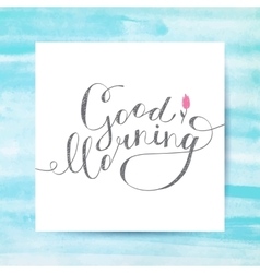Good morning background Royalty Free Vector Image