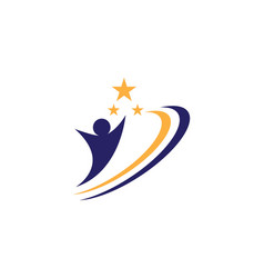 Success education logo Royalty Free Vector Image