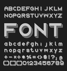 Censored style font design alphabet letters Vector Image