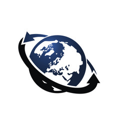 World logo template Royalty Free Vector Image - VectorStock