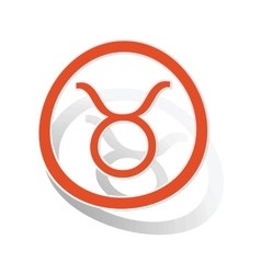 Taurus zodiac sign Royalty Free Vector Image - VectorStock