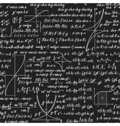 Doodle math blackboard mathematical theory Vector Image