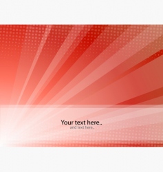 Diagonal abstract halftone lines in red and black Vector Image