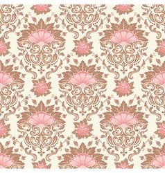 Vintage damask seamless pattern Royalty Free Vector Image