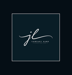 Letter gs signature logo template Royalty Free Vector Image