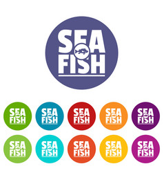 Cute fish card Royalty Free Vector Image - VectorStock