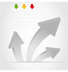 Old wooden arrows cartoon Royalty Free Vector Image