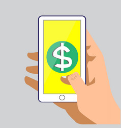 Smart phone cartoon Royalty Free Vector Image - VectorStock