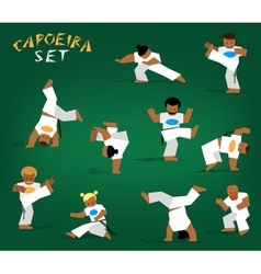 Capoeira set Royalty Free Vector Image - VectorStock
